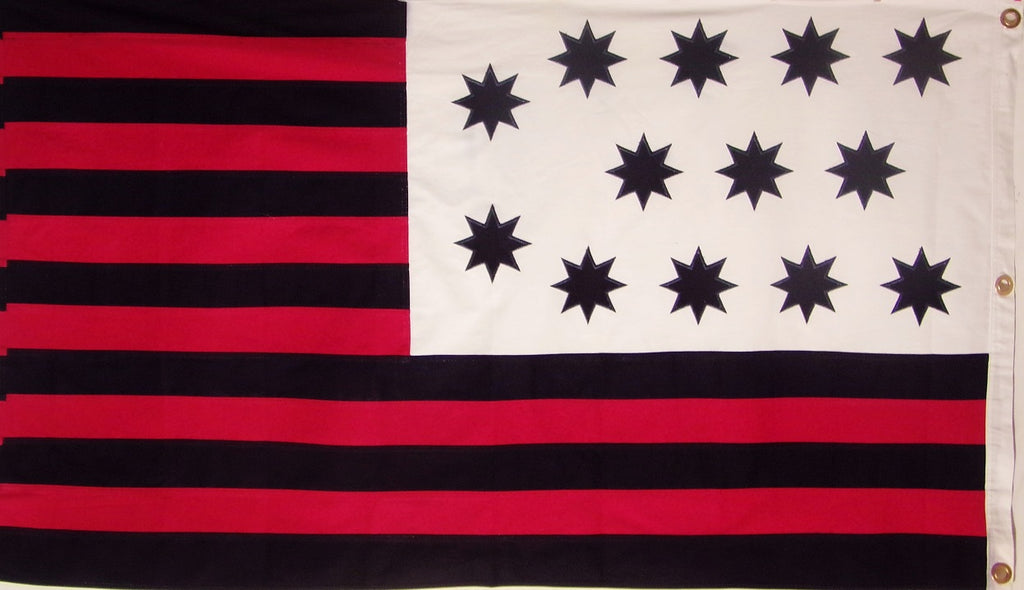 SEWN COTTON GUILFORD COURTHOUSE FLAG - AMERICAN REVOLUTION ...