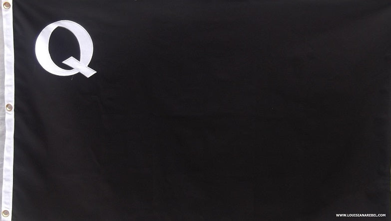 COTTON CONFEDERATE CAPTAIN WILLIAM QUANTRILL FLAG - SEWN DETAILS ...