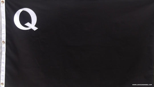 COTTON CONFEDERATE CAPTAIN WILLIAM QUANTRILL FLAG - SEWN DETAILS ...