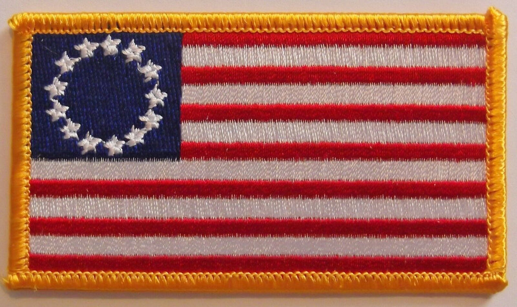 BETSY ROSS FLAG PATCH – CONFEDERATE FLAGS AND MORE