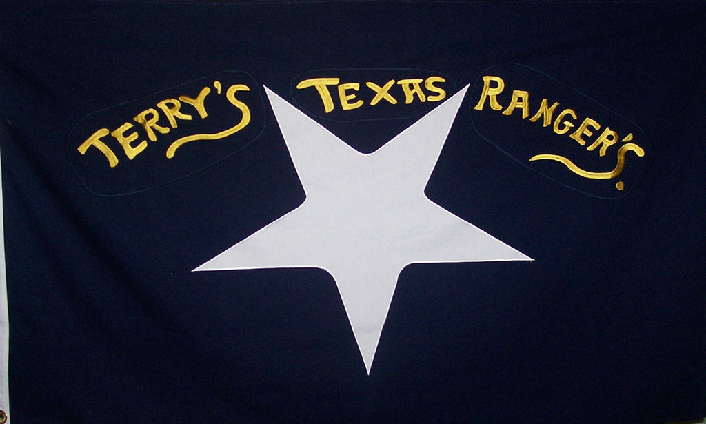 TERRY'S TEXAS RANGERS FLAG - COTTON – CONFEDERATE FLAGS AND MORE