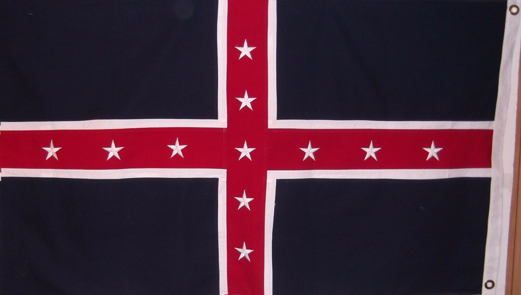 HEAVY COTTON 3 FEET X 5 FEET CIVIL WAR POLK FLAG - CSA – CONFEDERATE ...